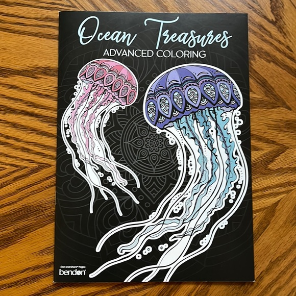 Office | Ocean Coloring Book Advanced Coloring Adult Coloring Book 16 ...